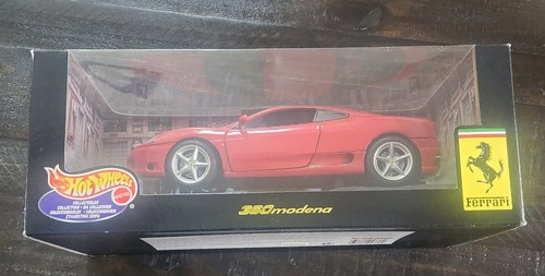 Hotwheels Ferrari 360 Modena RED 1:18 Scale 29441 With Box 74299256325 ...