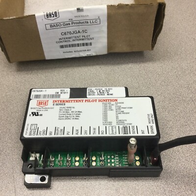 Baso Intermittent Pilot Control C670JGA-1C New | eBay