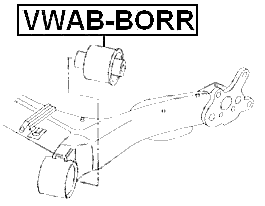 Rear Crossmember Bushing Fits Audi 1J0501541C, 6R0501541, 6R0501541A ...