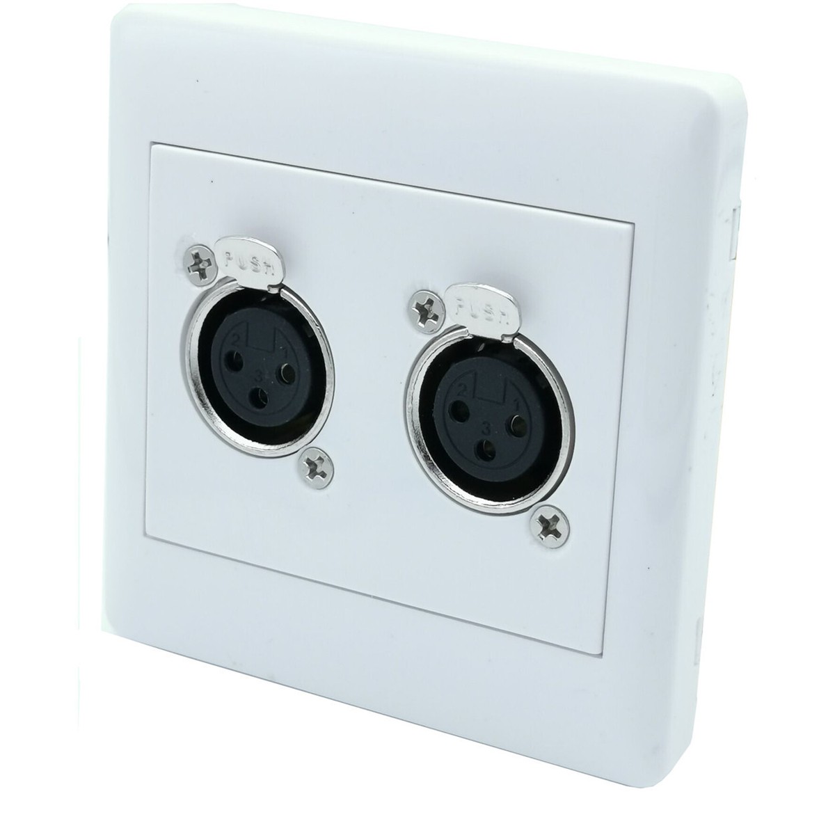 Wall Outlets With Microphone Venice Contemporary Round Concealed