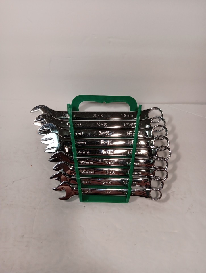 New 1998 SK Tools Special Edition 18 Piece Wrench Set No. 87018 Metric ...