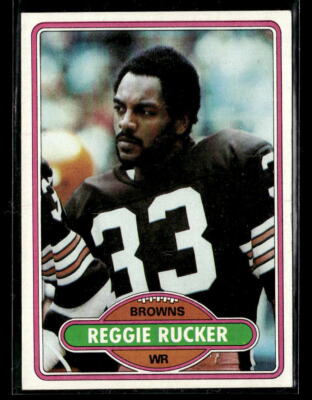 1980 Topps Reggie Rucker #458 Cleveland Browns | eBay
