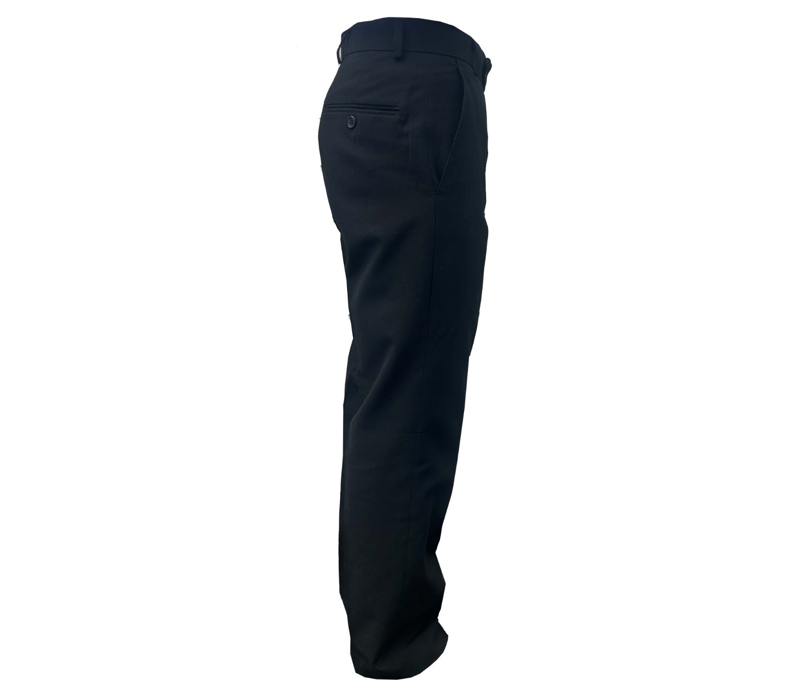 MENS TROUSERS OFFICE BUSINESS WORK FORMAL CASUAL SMART PANT POCKET ...
