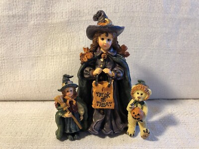 Boyds Yesterdays Child Dollstone Mallory Patsy & JB Trick or Treat ...