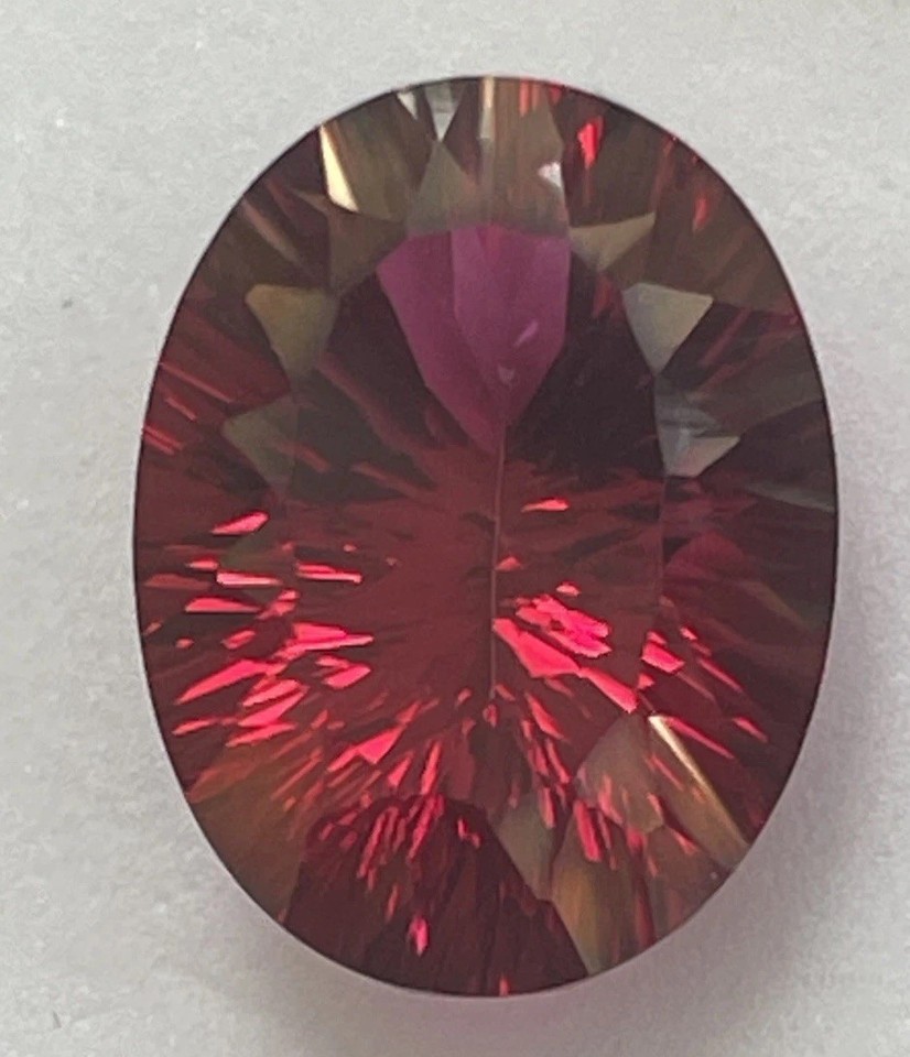 Stunning 16x12mm Oval Crimson Red Topaz 9.5 Carats | eBay