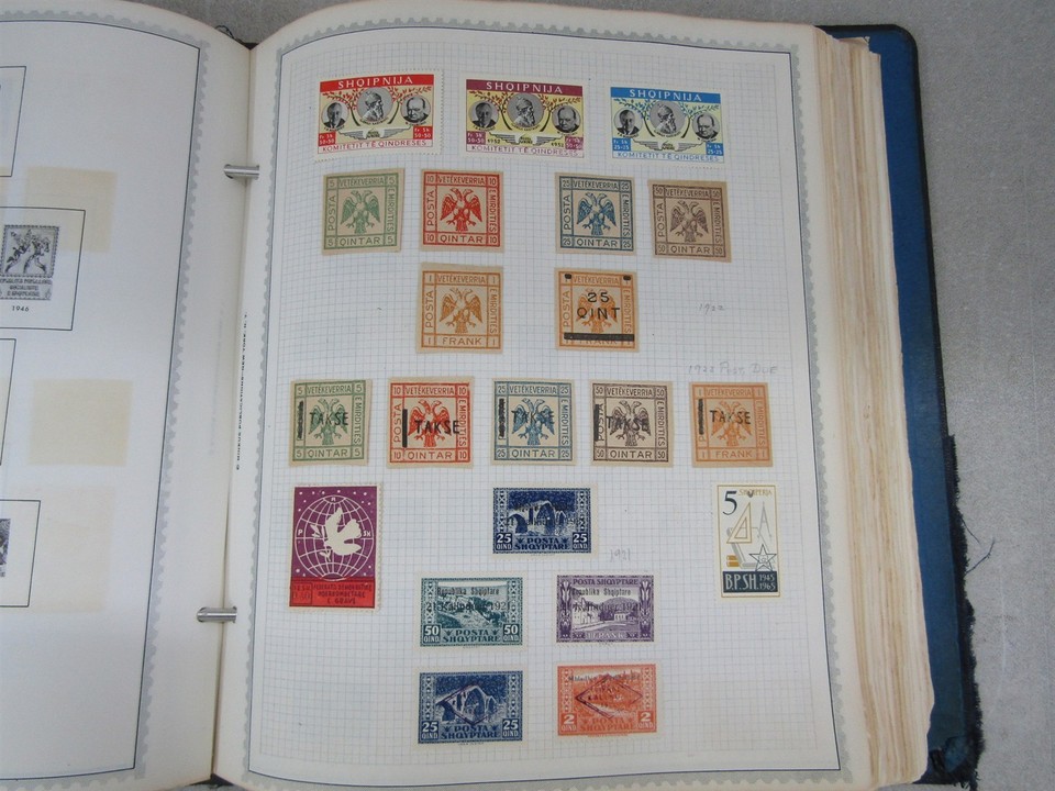 nystamps Worldwide fabulous stamp collection Minkus Global album a16wj ...