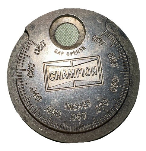 Vintage CHAMPION Spark Plug Taper Gap Gauge & Opener CT-481, Patent ...