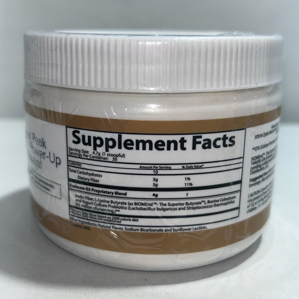 Xcelerate G3 Healthy Gut Support Supplement 5 Oz New & Sealed Fast Ship ...