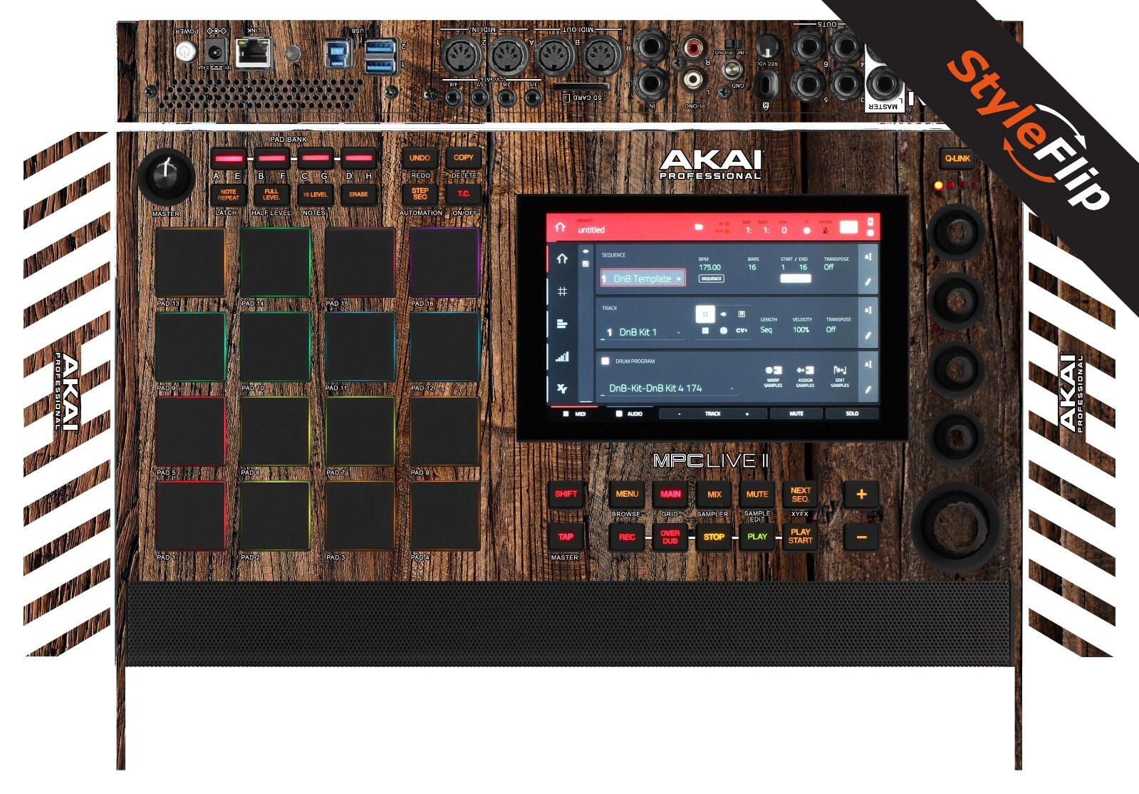 AKAI MPC Live II Skin | Wood #3 | Protective Decal | StyleFlip Skins | eBay