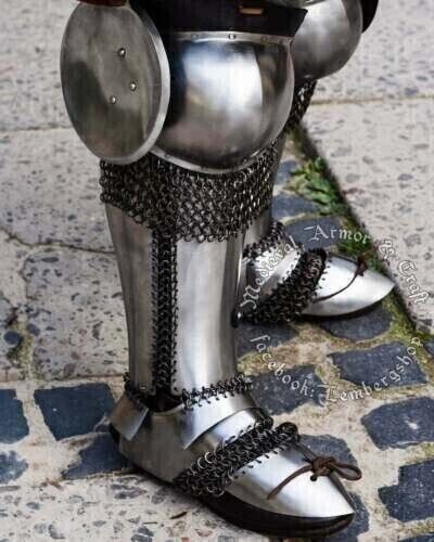 Medieval Legs protection armor Set for buhurt and steel fight Hardened ...
