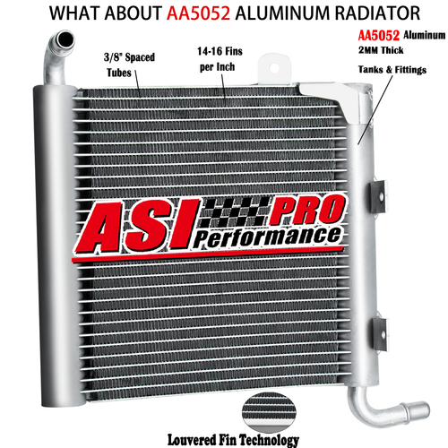 ASI Front Right Aluminum Radiator For Land Rover Range Rover Velar ...