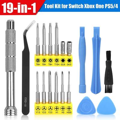 Cleaning Repair Tool Set Screwdriver Kit for Ps5 Xbox One Controller ...