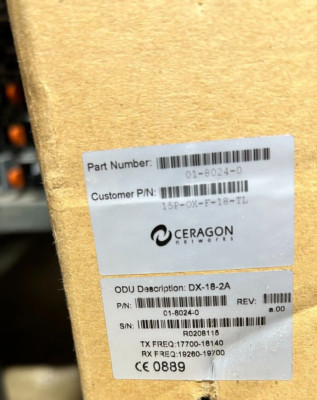 CERAGON ODU DX-18-2A (15P-OX-F-18-TL) 01-8024-0 | eBay