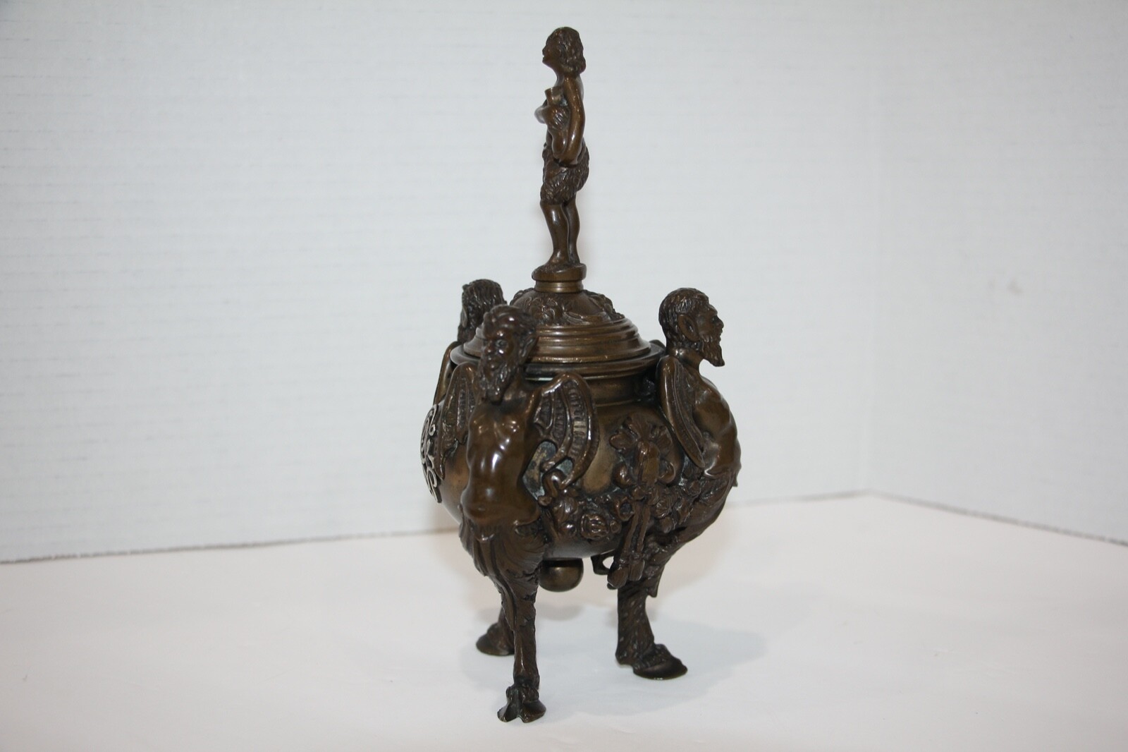 Antique Inkwell in Bronze the Studio of De Niccolo Roccatagliata 18th ...