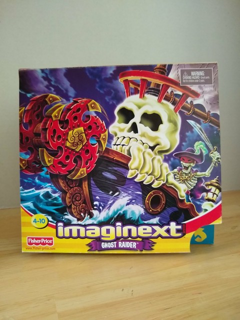 Imaginext Ghost Raider Pirate Ship Kit Glows in The Dark B9776 for sale ...