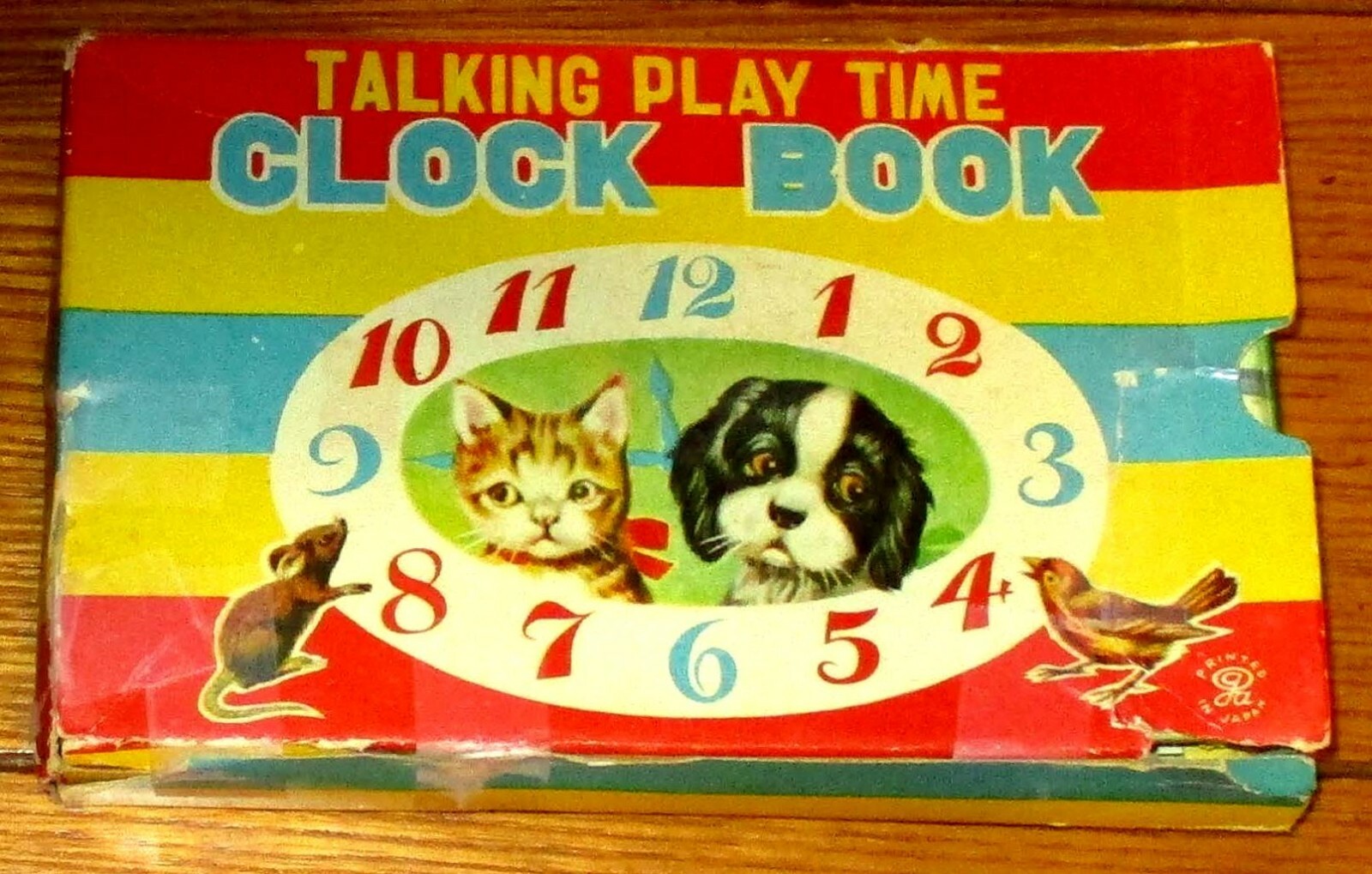 Vintage Talking Play Time Clock Book NICE!!!!! | eBay