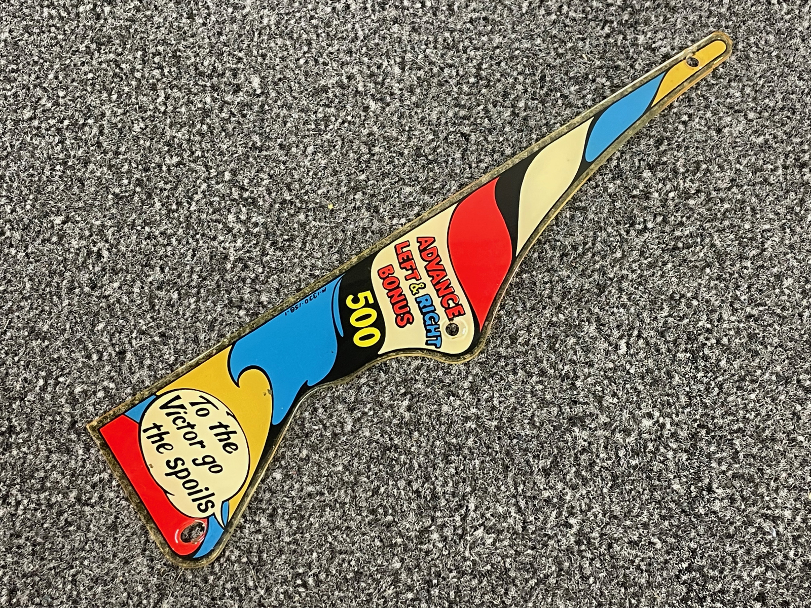 Bally Nitro Ground Shaker Pinball Machine Playfield Plastic M-1330-158 ...