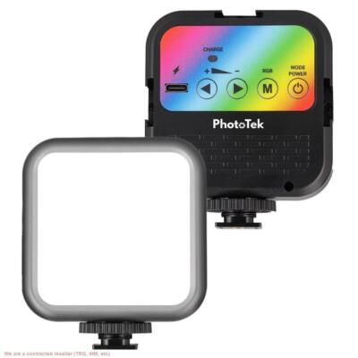 PhotoTeK Universal RGB Portable Rechargeable Video Light | eBay