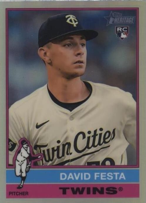 2025 Topps Heritage - David Festa #249 Chrome Refractor (RC) for sale ...