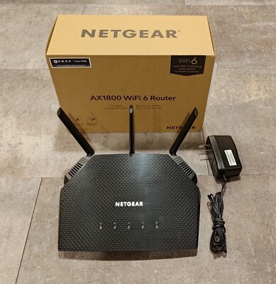 NETGEAR WiFi 6 Router R6700AXS AX1800 5GHz Gaming Home Network AX AC ...