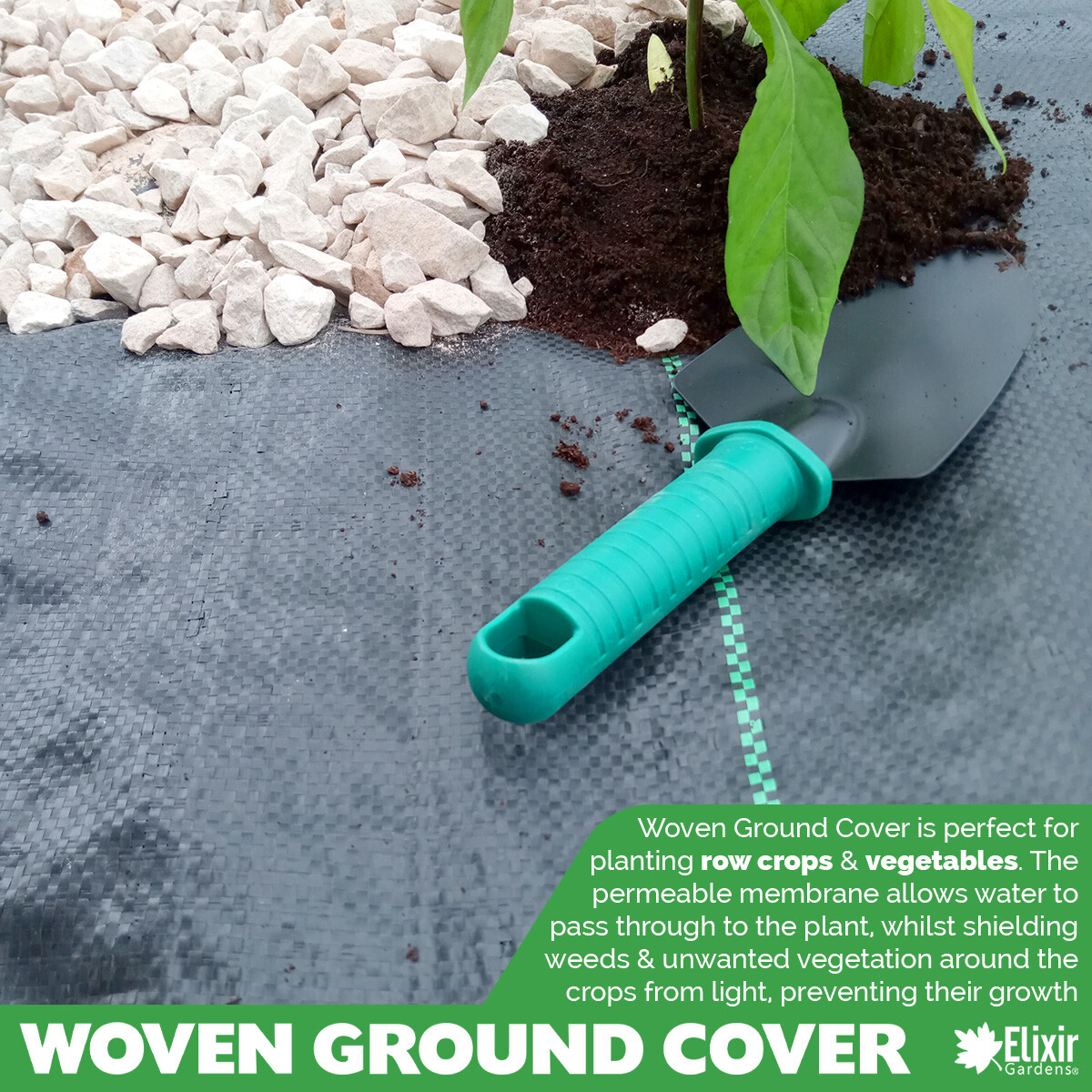 Woven Heavy Duty Ground Cover & Weed Membrane | 1m, 2m, 3m, 4m, 5m ...