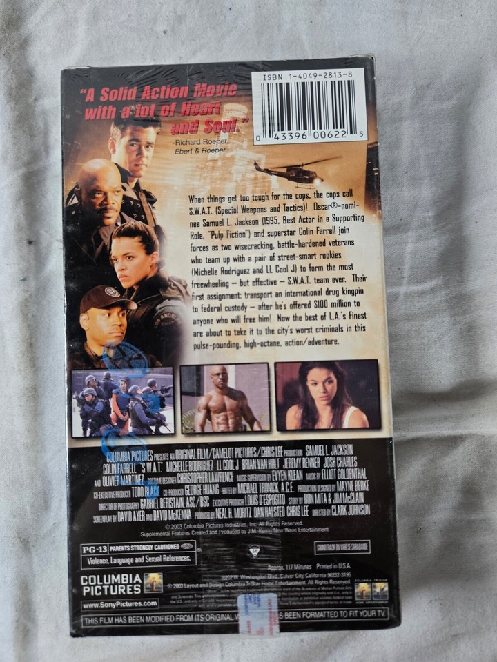 S.W.A.T. (VHS Tape, 2003) by Samuel L. Jackson Colin Farrell Michelle ...