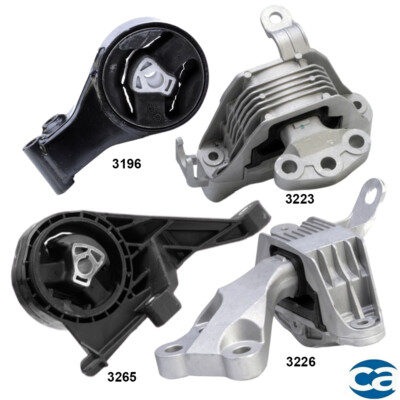 Engine Motor Mount & Auto. Trans. Mounts 4Pcs Set for Chevrolet Cruze ...