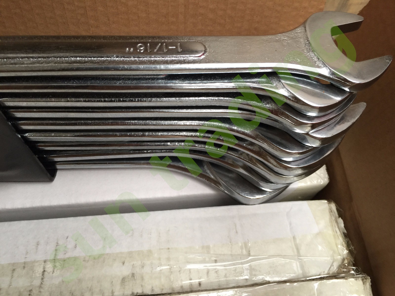 SUPATOOL Heavy Duty Jumbo Combination Spanner 9pcs set, 9PCS Imperial ...