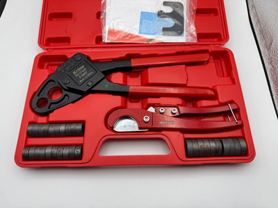 IWISS Angle PEX Crimping Tools Combo Kits for 1/2" & 3/4" Pex | eBay