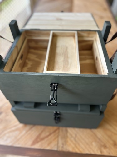 Wood Ammo Storage Box w/ Trays – Pistol Case, First Aid Kit, Gun ...