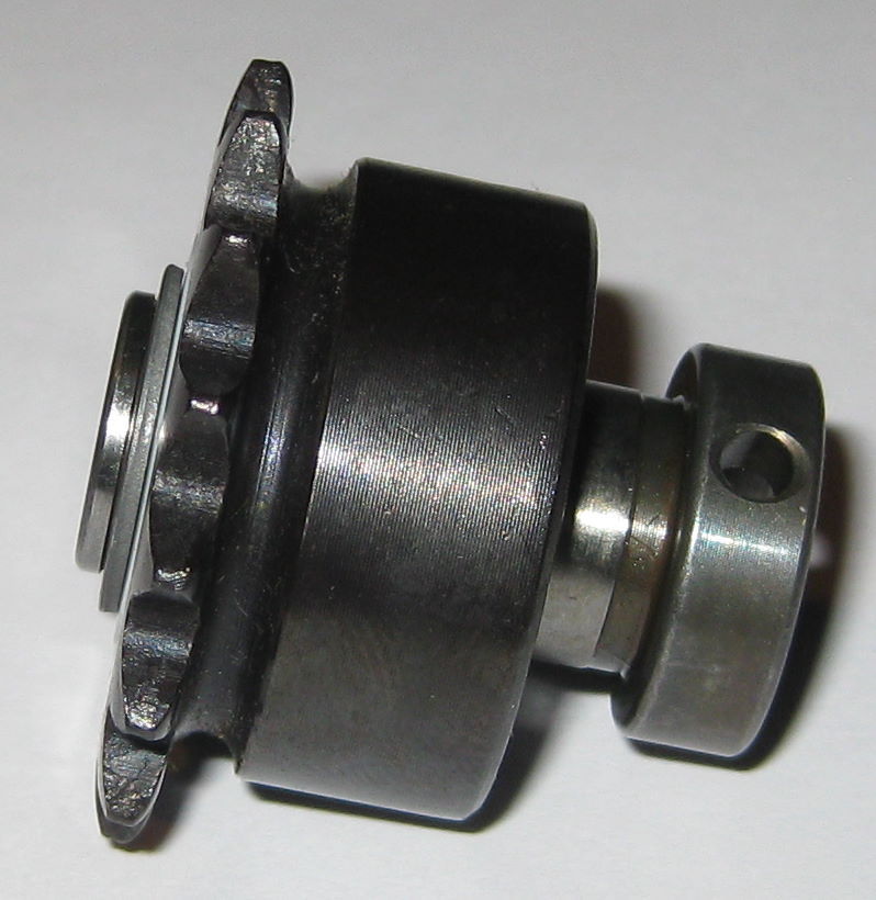 One Way Needle Roller Bearing w Sprocket - Anti Reverse Bearing ...