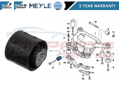 FOR BMW 3 SERIES E46 X3 E83 Z4 E85 E86 FRONT INNER BEAM DIFF BUSH ...