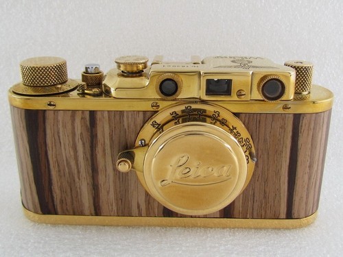 Leica-II(D) Wiking WWII Vintage Russian GOLD Camera + Lens Leitz Elmar ...