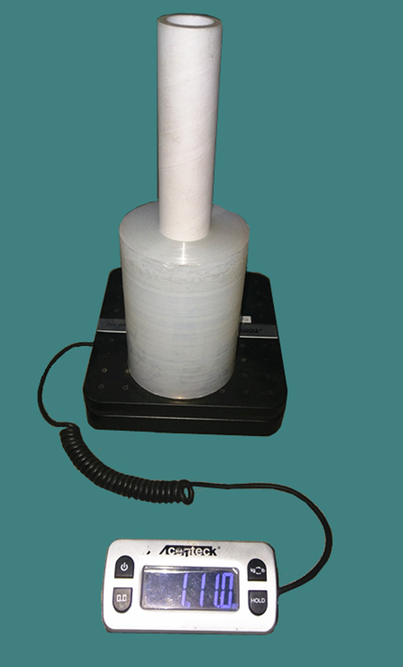 Mini Stretch Wrap, Hand Strech Wrap 5" x 1000 feet 80 Gauge with handle ...