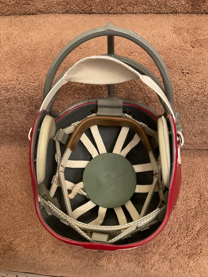 RK2 Husky Vintage Style Suspension Football Helmet Kansas City Chiefs ...