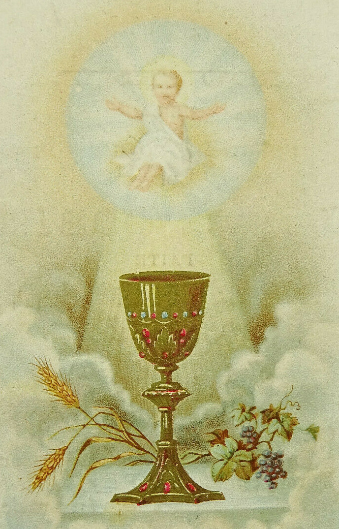 Vintage First Holy Communion Card First Holy Communion Invitation