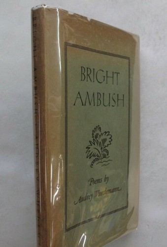 US American Poetry Seattle Bright Ambush Poems By Audrey Wurdemann DJ ...
