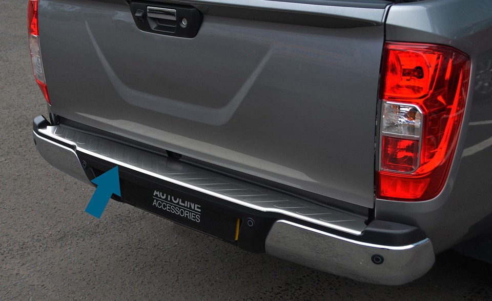To Fit Nissan Navara NP300 (2015+) - Rear Bumper Protector Scratch ...