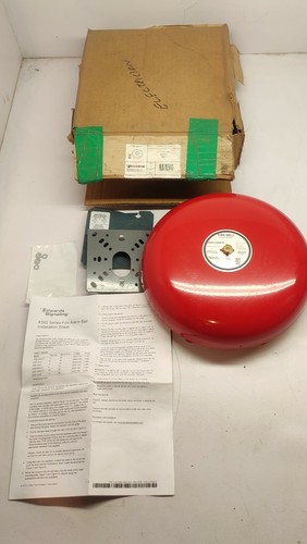 Edwards Signaling 24VDC Red FIRE BELL AUDIBLE APPLIANCE MODEL 439D-10AW ...