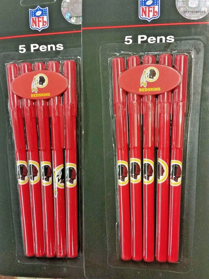 NFL Washington Redskins Pens, NEW (Pack of 10) | eBay