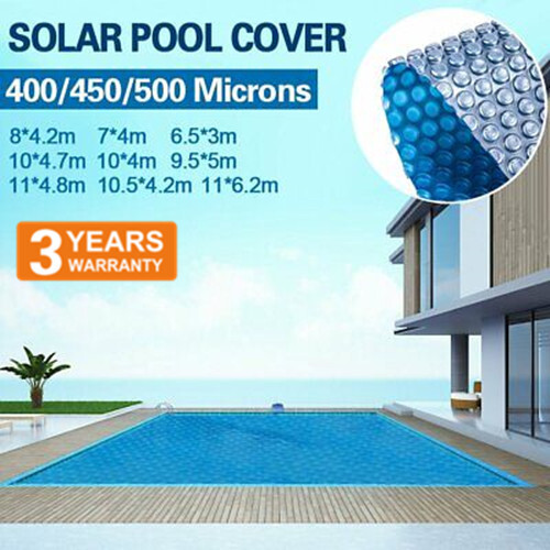 10 Sizes Solar Swimming Pool Cover 400 450 500 Micron Outdoor Bubble ...