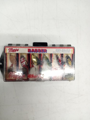 Mepps Basser Killer Kit 6-Piece Dressed Spinner Set Original Plastic ...