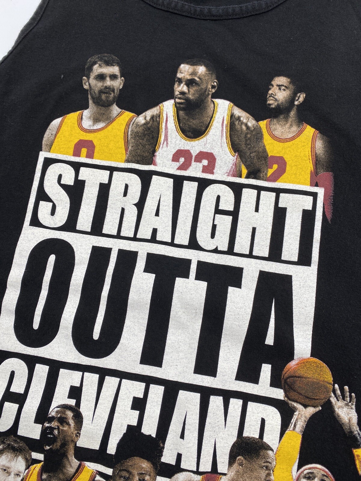 Vintage Lebron James STRAIGHT OUTTA CLEVELAND Tank To… - Gem