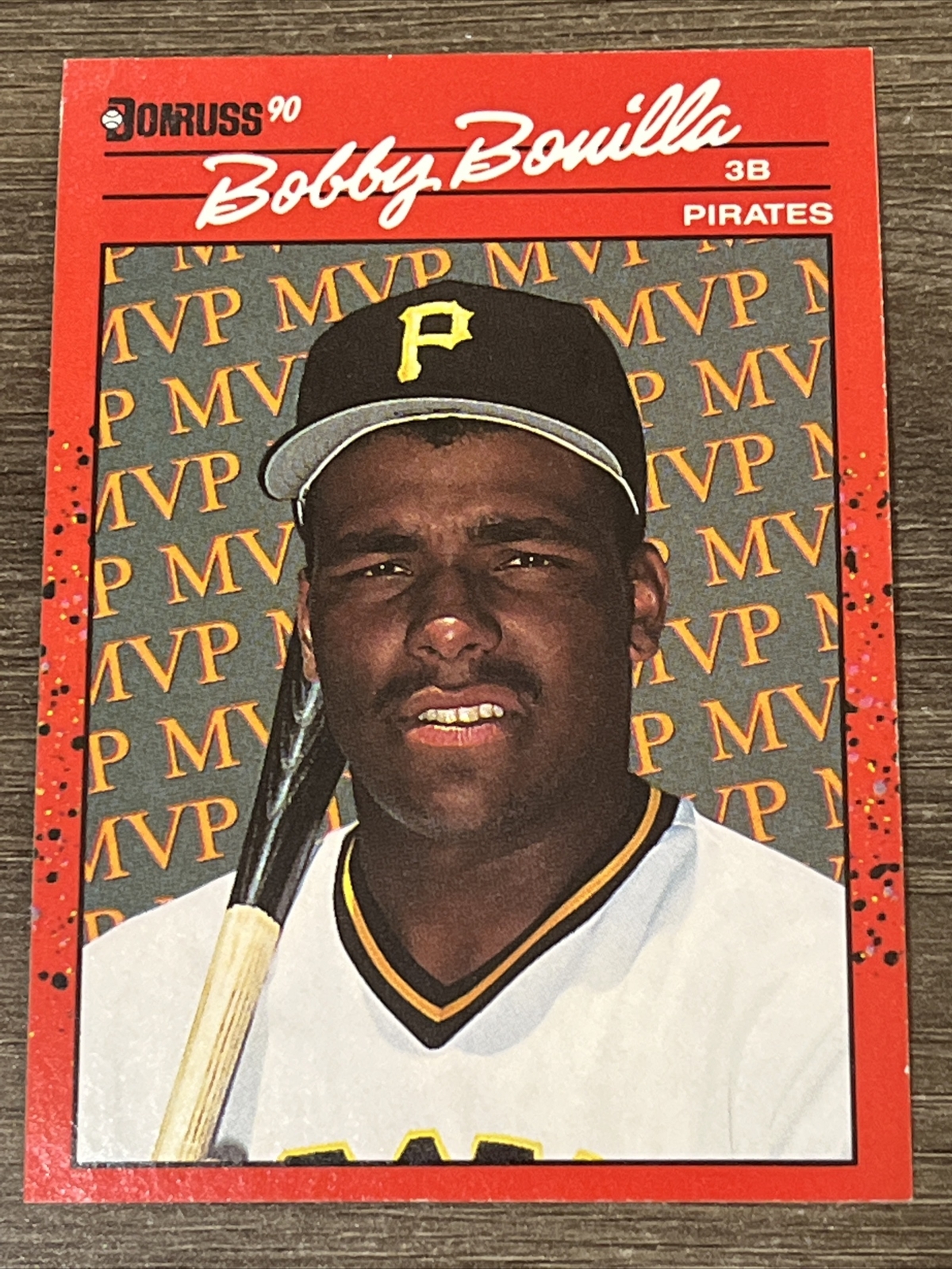 ERROR NO DOT 1990 DONRUSS BASEBALL CARD #BC-16 BOBBY BONILLA PIRATES ...