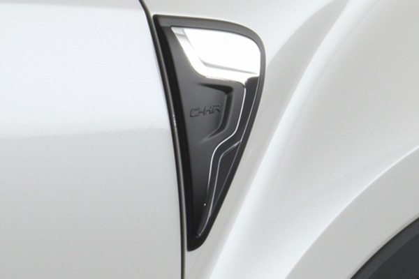 Side Vent Fender Garnish Cover Chrome Genuine For Toyota C-HR Suv 2018 ...