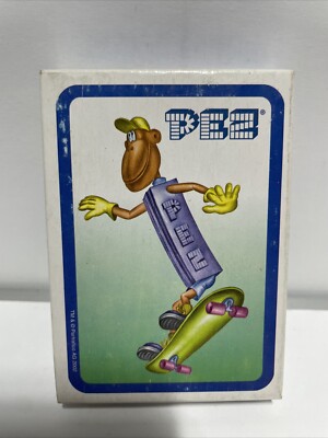 Vtg 2002 Pez Playing Cards Ape Monkey Skateboarding Poker Size Cards ...