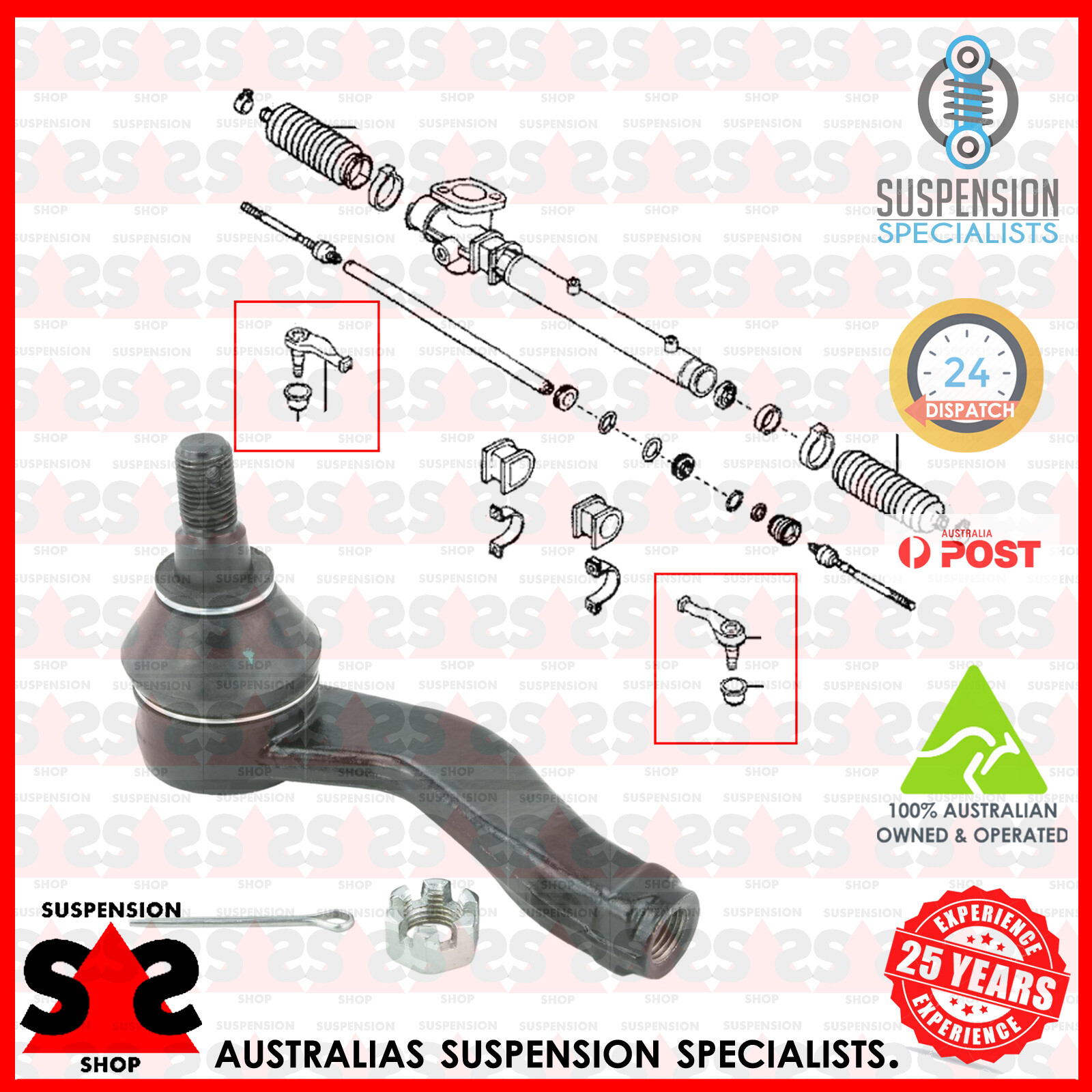 Front Axle Left Tie Rod End Suit DAIHATSU Extol Van 1.3 EXTOL Van | eBay