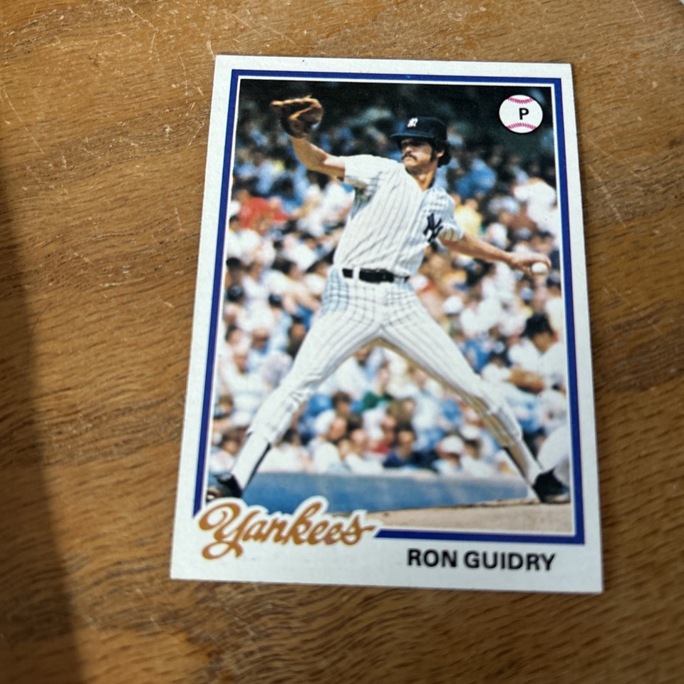 1978 Topps Baseball Card #135 Ron Guidry New York Yankees NmMt Free ...