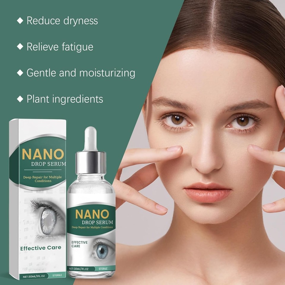 1~5X Nano Eye Drops Serum, Natural Nano Lubricant Eye Drops for Dry Eye ...