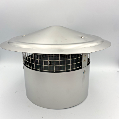 Chimney Cap with Screen 8 Inch Round bottom 12 Inch Tapered Top | eBay
